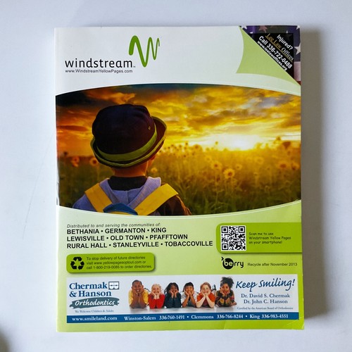 Old Town NC Phone Book November 2012 Windstream | eBay