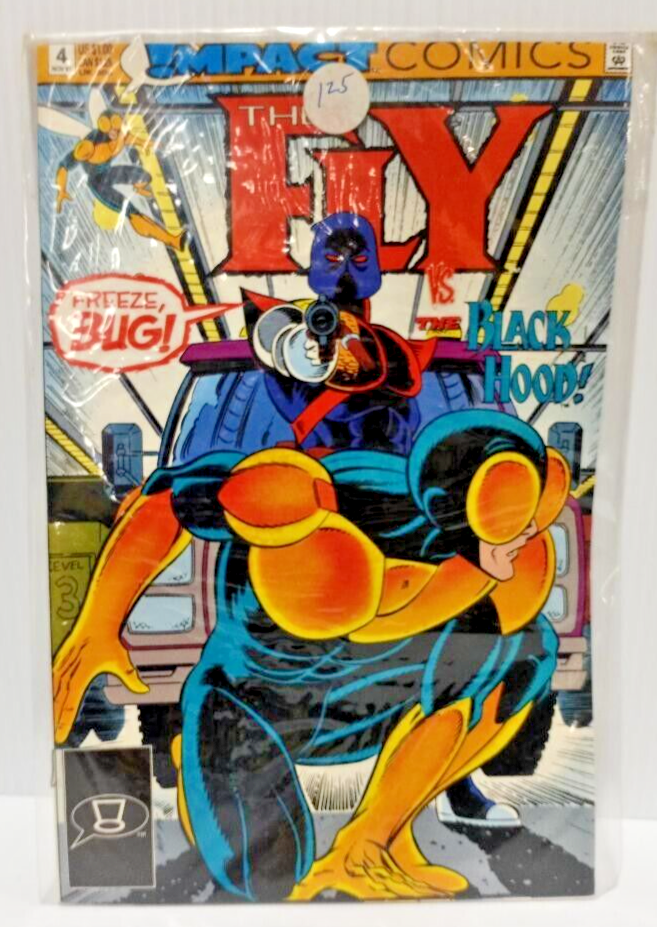 November 1991 THE FLY #4~Impact Comic Book FLY Vs.The Black Hood!(FC201 ...