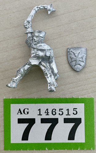 Warhammer Fantasy Baron Odo D'outremer Bretonnian Metal New Shield Old ...