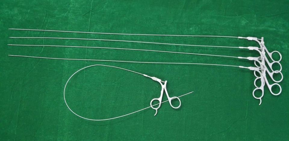 5pc Urology Hysteroscopy Flexible Scissor 5FR 40cm Reusable Surgical ...