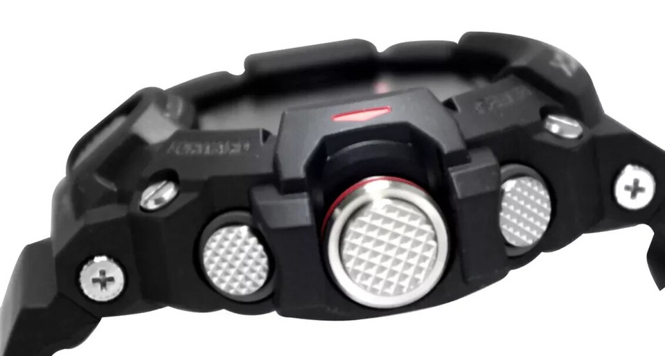 Casio GW9400-1 G-Shock Rangeman Black Red Digital Dial Resin Band Men ...