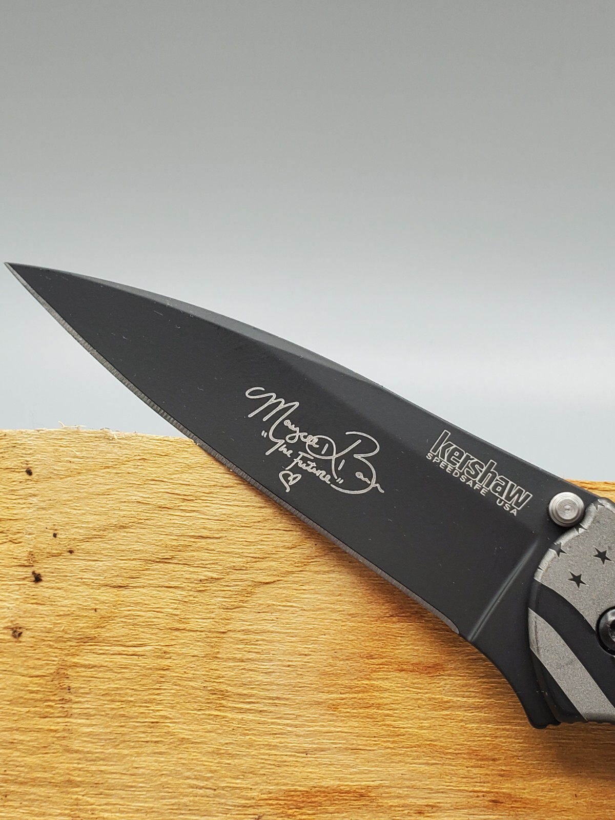 Kershaw Maycee Barber Leek 1660MB - Cerakote Coated 14C28N RARE for ...