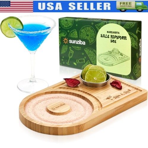 Margarita Salt Rimmer Set | Margarita Kit for Home Bar | Rimmer for ...