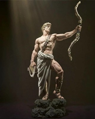 1/24 Scale Resin Figure Model Kit Ancient Greek God Unassembled ...