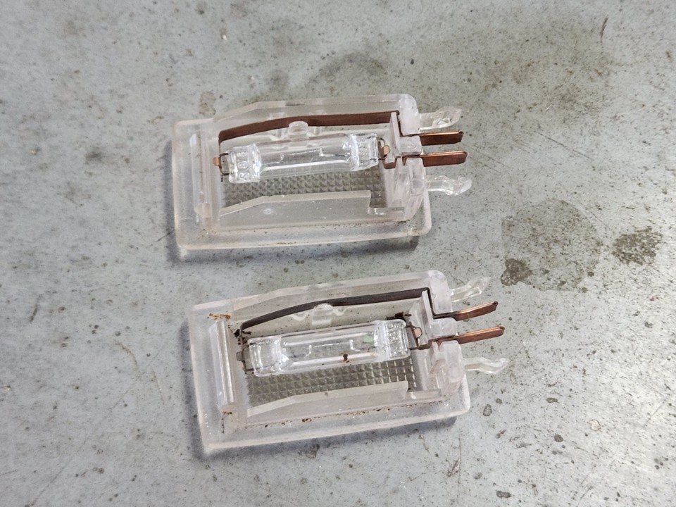 84 96 Corvette Pair UNDER DASH PANEL LIGHTS Lamps 89 90 91 92 93 94 95 ...