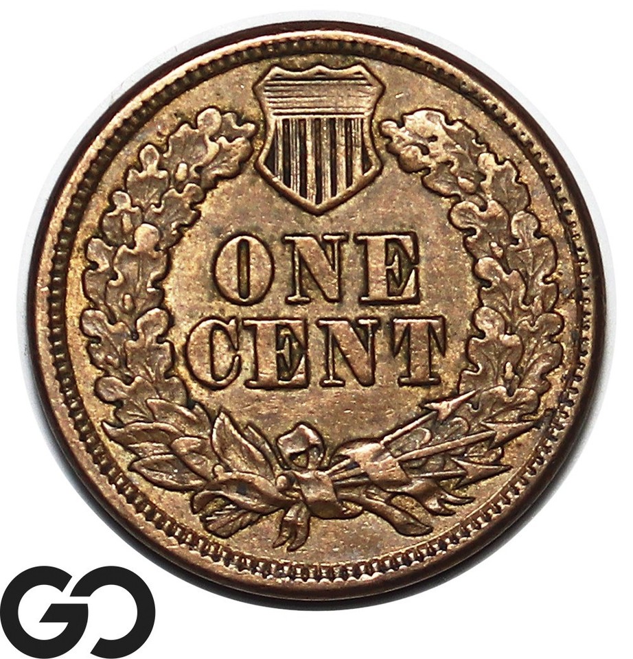 1860 Indian Head Cent Penny, Rounded Bust, Choice AU++ | eBay