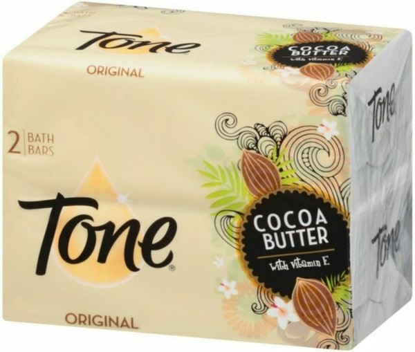 Tone Original Cocoa Butter With Vitamin E Bar Soap, Pack of 6 - 4.25 Oz ...