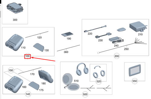 MERCEDES-BENZ GLE W167 Front Windshield Camera A2139055310 NEW GENUINE ...