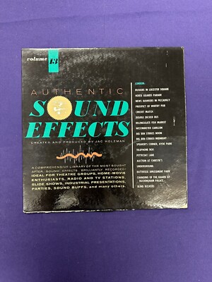 Authentic Sound Effects LP Volume 13 Jac Holzman Panoramic Stereo ...