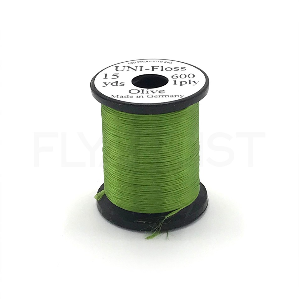 UNI SINGLE STRAND SUPER FLOSS - Fly Tying Material - 15 Yard Spool NEW ...