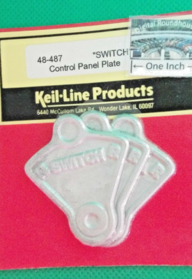 Keil-Line Models (Scale City) O 48-487 Control Panel Plate Lettered ...