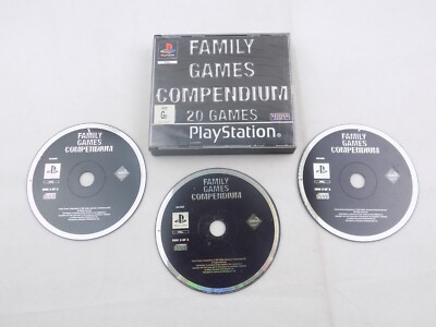 Mint Disc Playstation 1 Ps1 Family Games Compendium 20 Games - No ...
