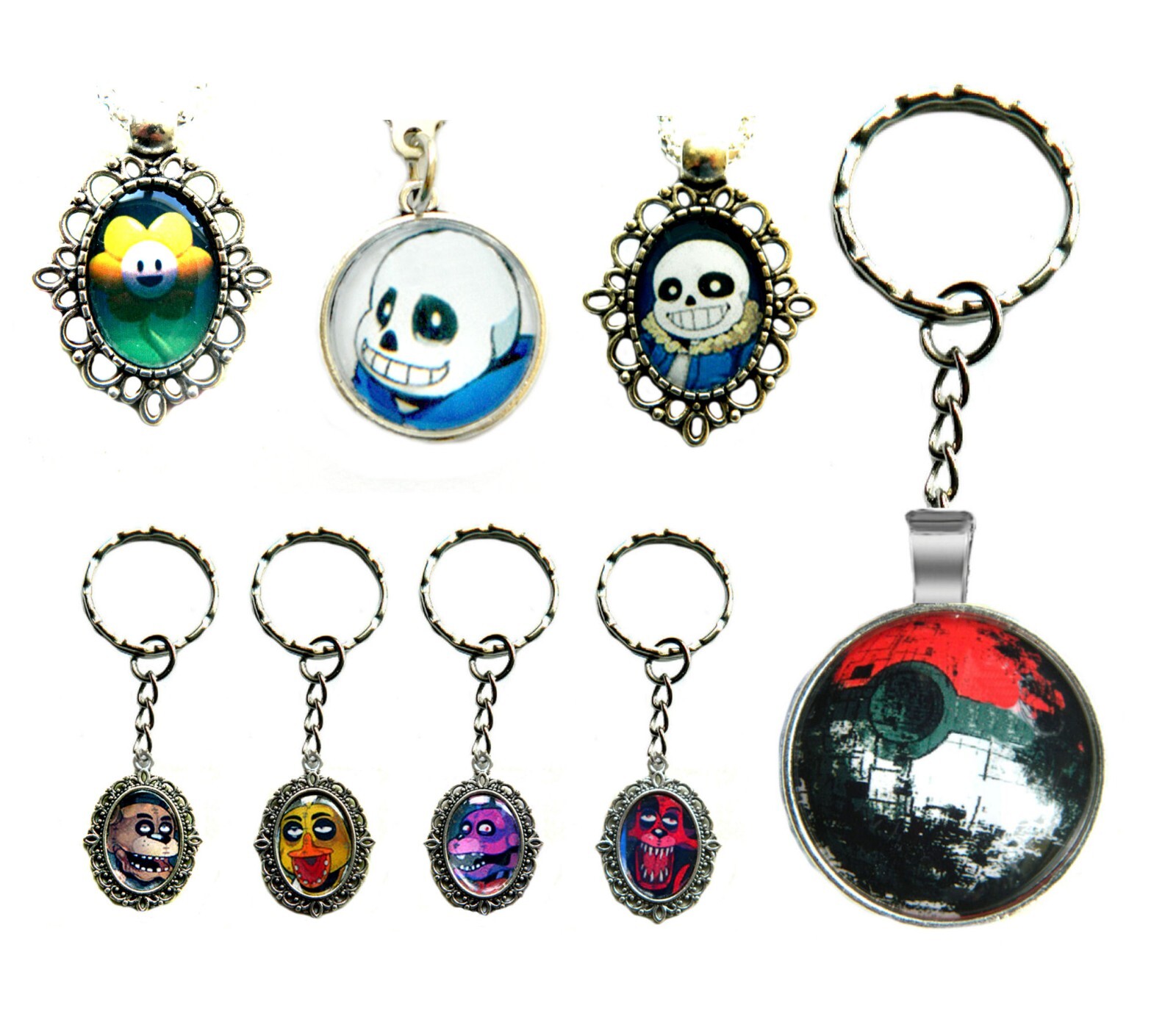 UNDERTALE SANS POKEMON FIVE NIGHTS AT FREDDYS CHARM KEYRING | eBay UK
