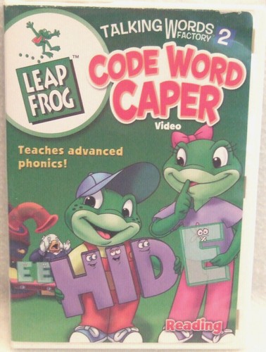 Leap Frog Talking Words Factory 2 - Code Word Caper DVD | eBay