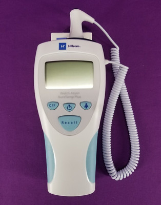 Welch Allyn Digital Thermometer SureTemp Plus 690 with Probe + 25 Probe ...