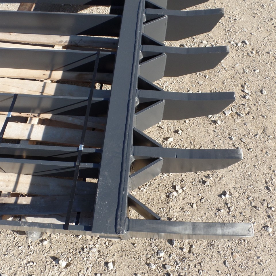 Dozer blade root rake, 10 FT wide, 2200 lbs steel NEW, USA Attachments ...