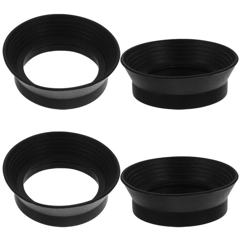 4pcs Rubber Eyepiece Eye Cups Microscope Covers For Stereo Telescope ...