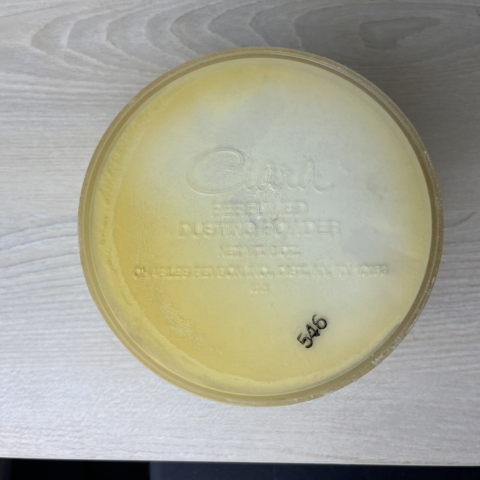 Vintage Empty Ciara Perfumed Dusting Powder Container Box & Puff Art ...