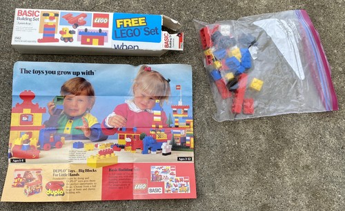 LEGO 1562 Basic Building Set Crest Toothpaste Promo Toy 1985 Complete | eBay
