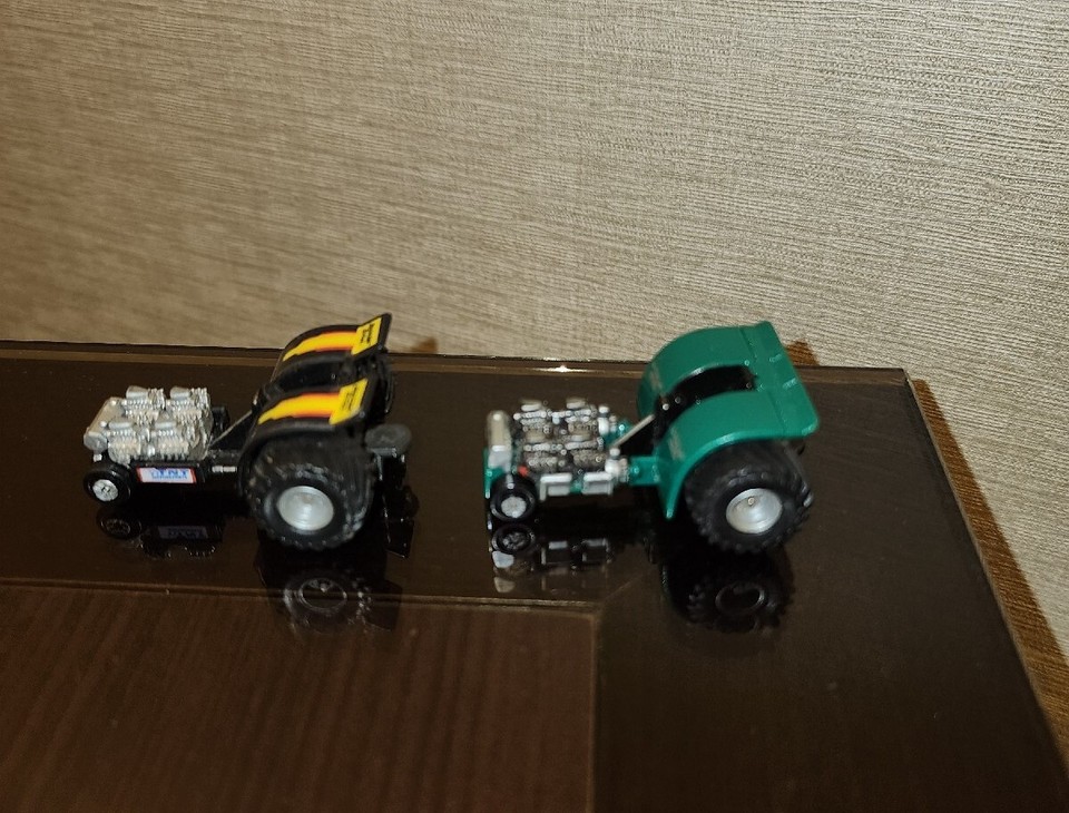 Galoob Micro Machines Tractor Pull Black And Green | eBay