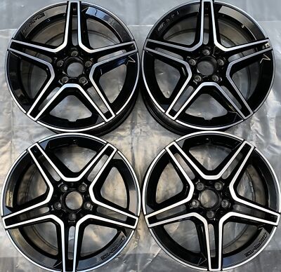4 Orig Mercedes-Benz Alloy Wheels AMG 8Jx18 ET43 A2134016300 E W213 ...
