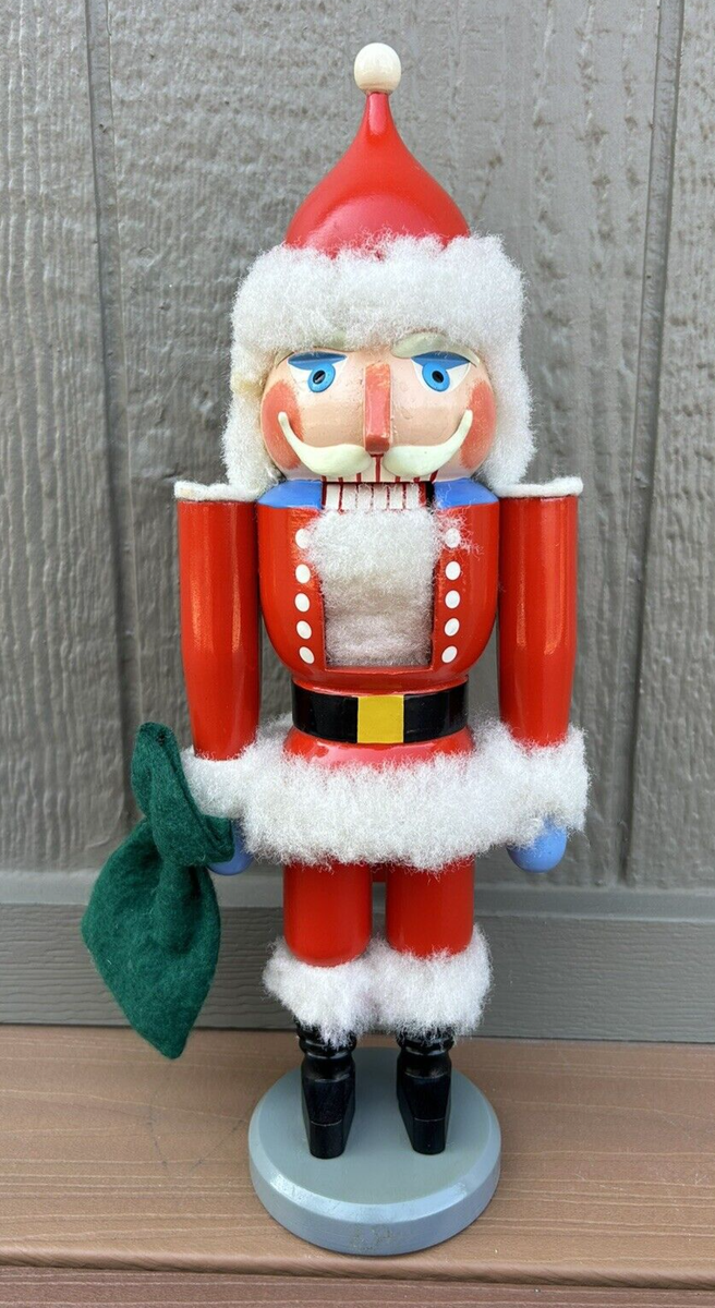 Erzgebirge Vintage Santa Santa Claus Wood Erzgebirge Vintage German