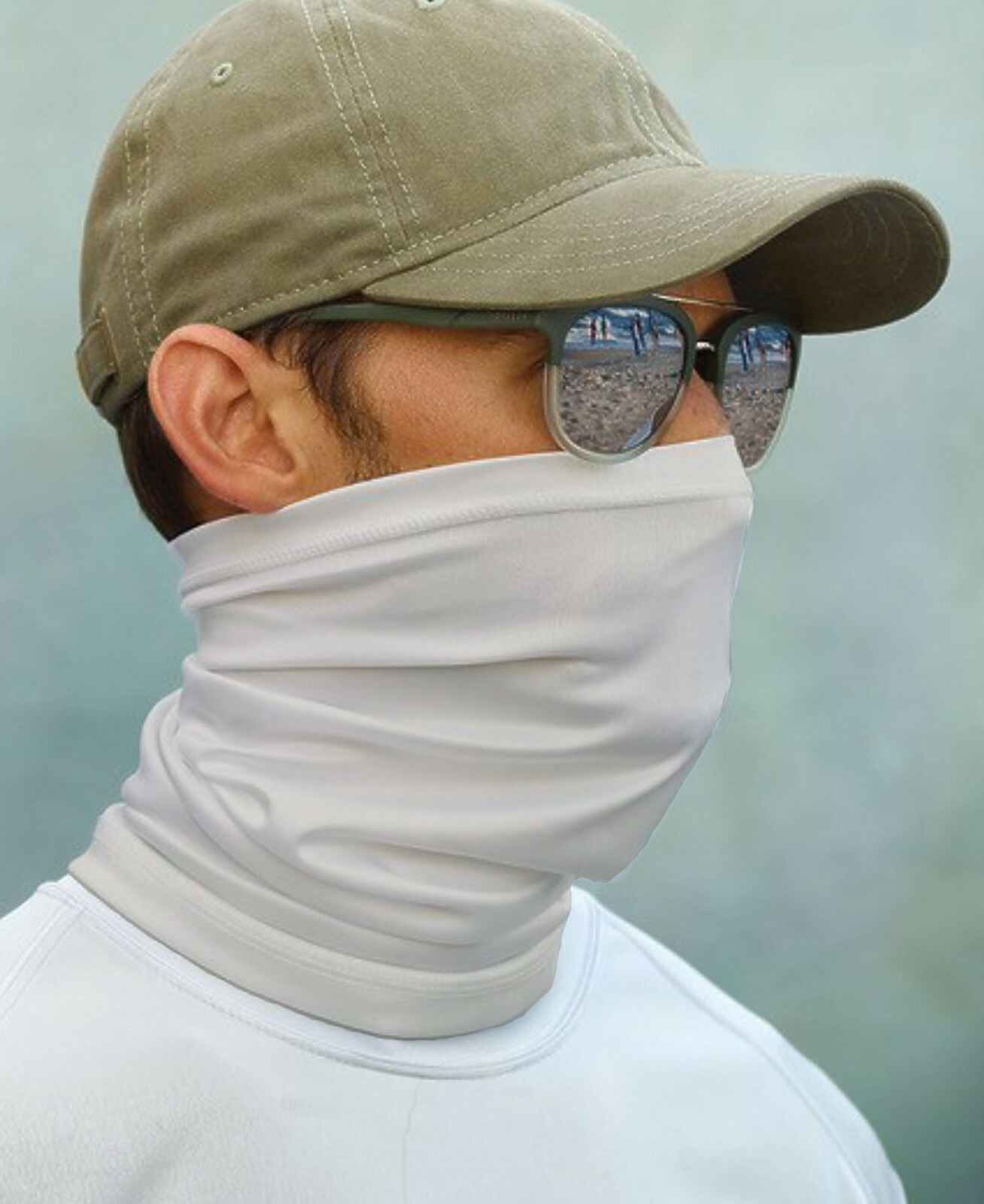 SUN GAITER Mask Bandana UPF 50+ UV Sun Protection Hike Outdoor Sport ...