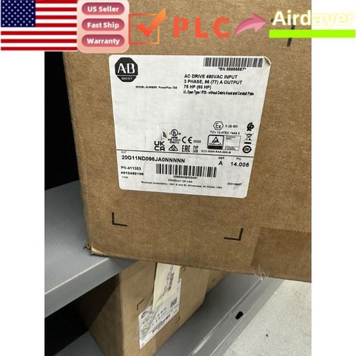 Allen Bradley 20G11ND096JA0NNNNN Powerflex 755 VFD 75HP ...