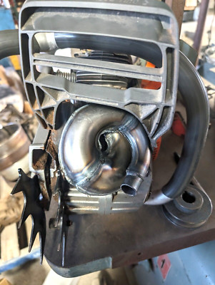 Mini Pipe Husqvarna Chainsaw Exhaust Muffler 572XP 572 XP 565 Custom ...