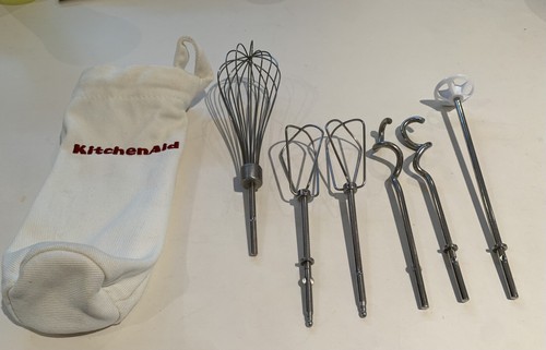 Lot of 6 Genuine KitchenAid Hand Mixer Dough Hooks Turbo Beaters ...