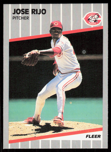 1989 Fleer 168 Jose Rijo Cincinnati Reds | eBay