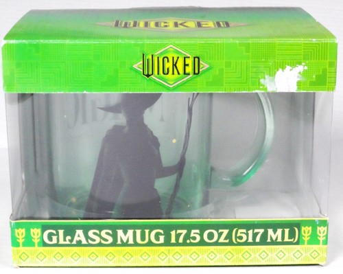 Wicked Elphaba Make Your Own Magic Boxed 17.5 oz Glass Mug Rare ...