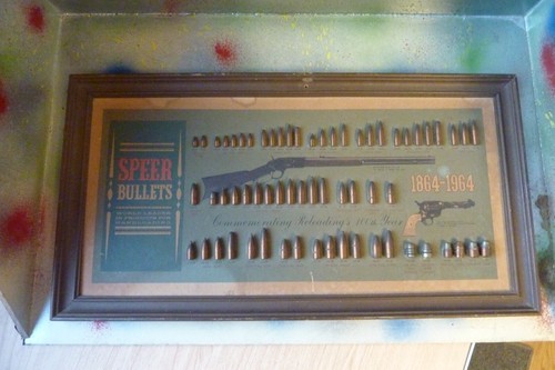 Vintage SPEER Bullets STORE DISPLAY BOARD 1864 - 1964 | eBay