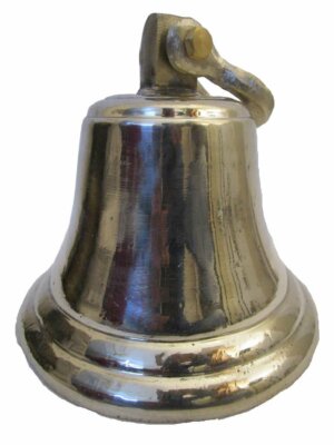 GERMAN SILVER made BELL - 1 Kilo - Great Sounding - ship / Boat ...