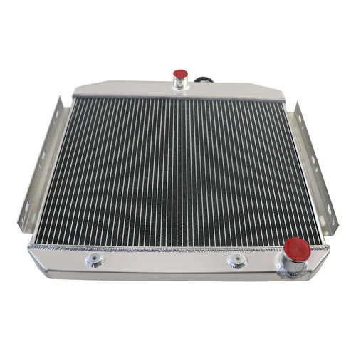 For 1955-1957 Chevrolet Bel Air Nomad Del Ray L6 Gas Radiator Aluminum ...