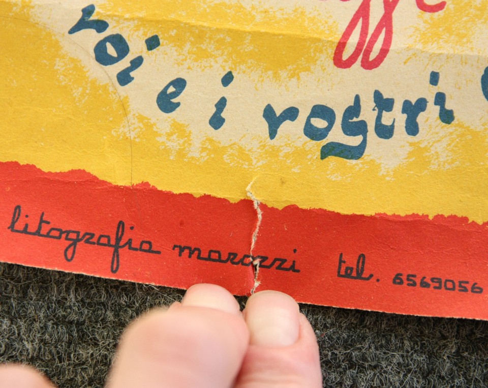 Vintage Da Meo Patacca Italian Restaurant Cafe Menu Marcari Art Poster ...