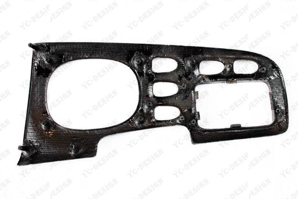 CARBON Interior Replacements Top Dash Gear Surround For 92-97 Mazda RX7 ...