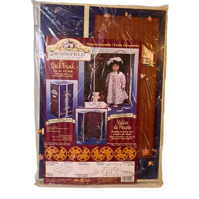 Vintage 1996 The Springfield Collection 18” Doll Trunk Cardboard NIP | eBay