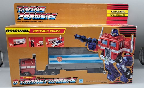 1990 Hasbro TRANSFORMERS Generation One OPTIMUS PRIME European GOLD BOX ...