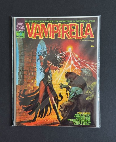 Vampirella Magazine #2 1969 Vintage Warren Publishing 1st Draculina and ...