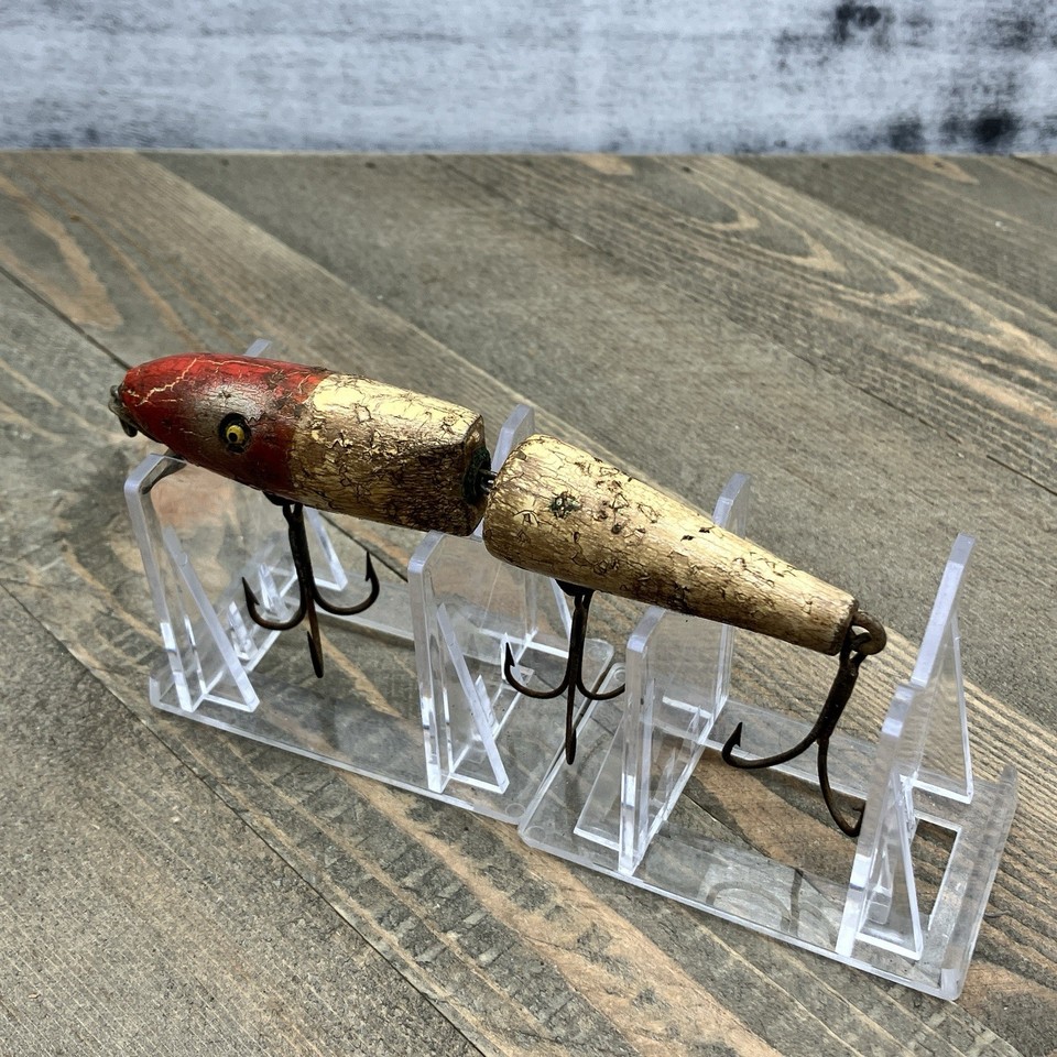 Vintage Wooden Pflueger Pal O Mine Crank Bait Lure Early Jointed | eBay