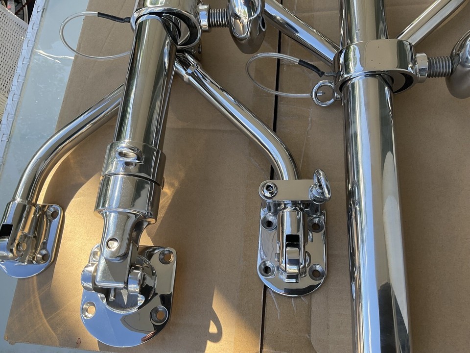 Lees Tigress Wishbone Outriggers 1 1/2 X18 Main Tube 316 Stainless ...