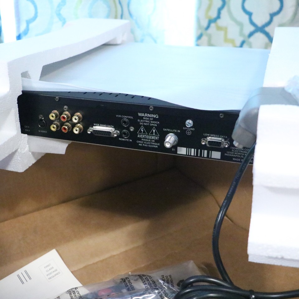 RCA DSS Digital Satellite TV System Dish Antenna Receiver Box DRD503RB ...