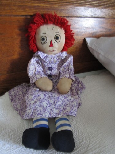 Antique Rag Doll Very Old Handmade Ragedy Ann type | eBay