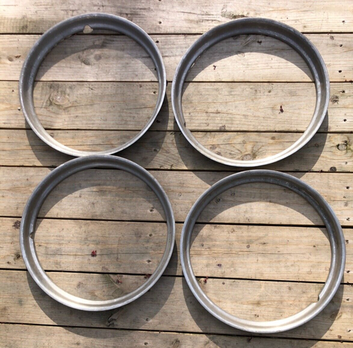 4 Beauty Wheel Trim Rings for your Hubcaps 16 3/8" Auto Car Tire ...