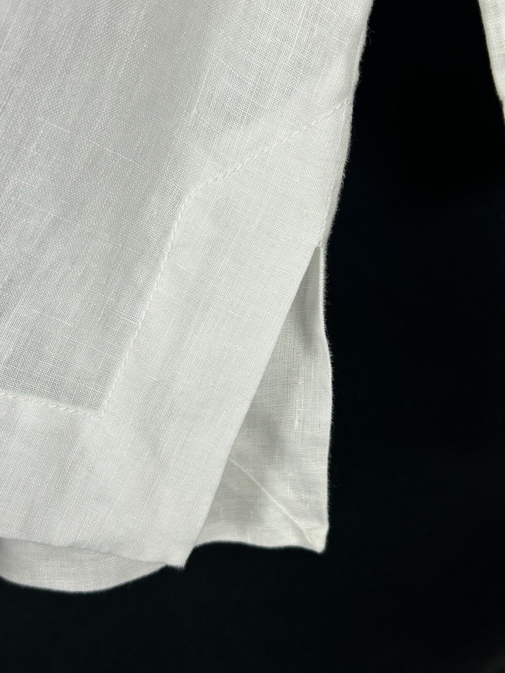 Lilly Pulitzer Small Amelia Island Resort Linen White Tunic Top Gold ...