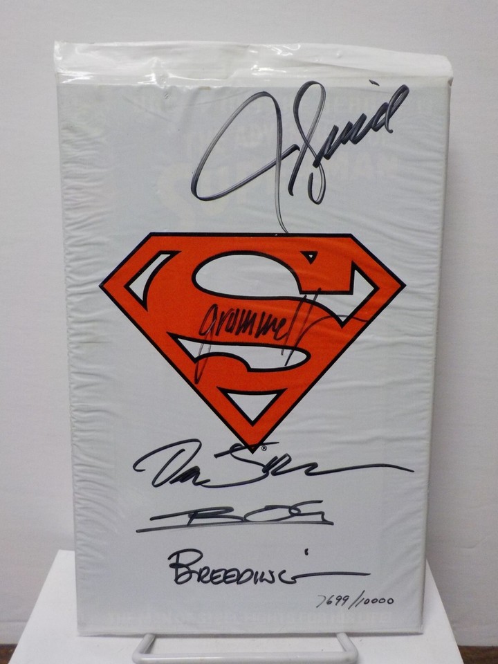 C0911 DC Comics Dynamic Forces "Return of Superman" 4-Comic Set (Signed ...