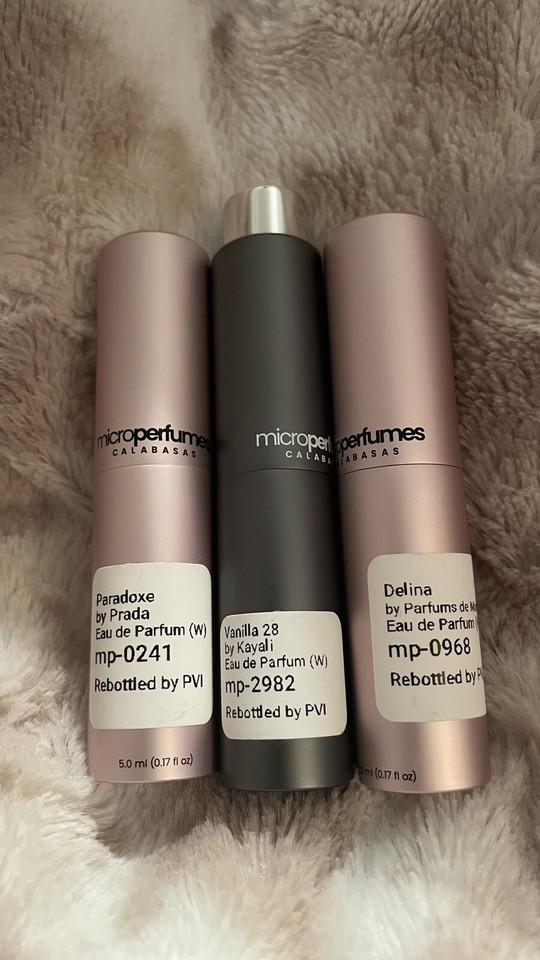 ⭐️Delina / Vanilla 28 / Paradoxe⭐️ Microperfumes Travel Sprays | eBay