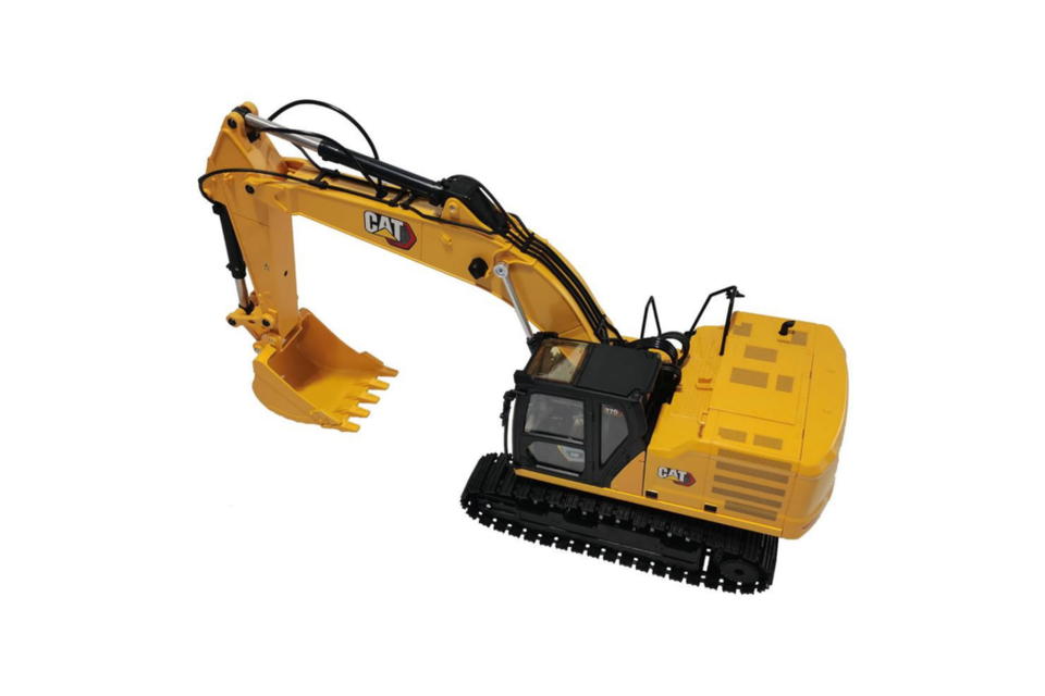Diecast Masters RC 1:16 Cat 320 Excavator w/ Bucket/Grapple & Hammer ...