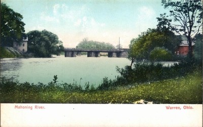 Mahoning River Warren Ohio Bridge Nature Outdoors View Scene Landscape ...